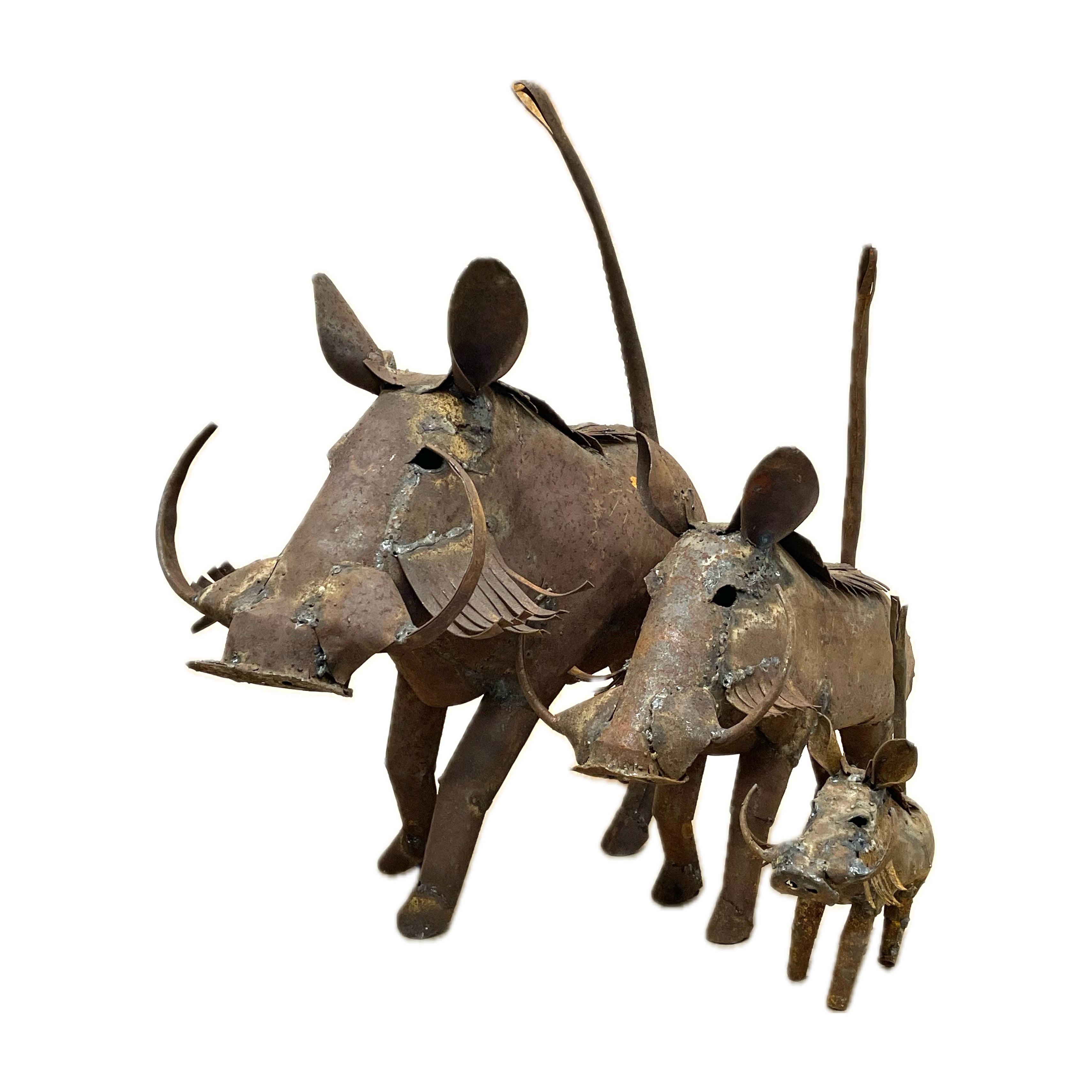 Metal Animal Sculptures | Repurposed from Africa | Africanologie